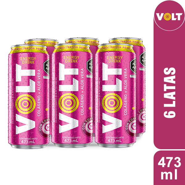 Volt Pink lata 473 ml
