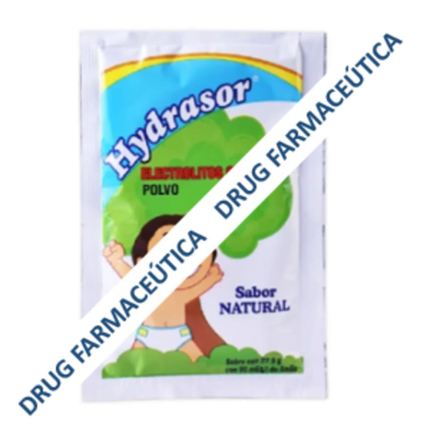 HYDRASOR POLVO Sabor NATURAL c/1 SOBRE 27.9 G. (DF) Electrólitos orales ...