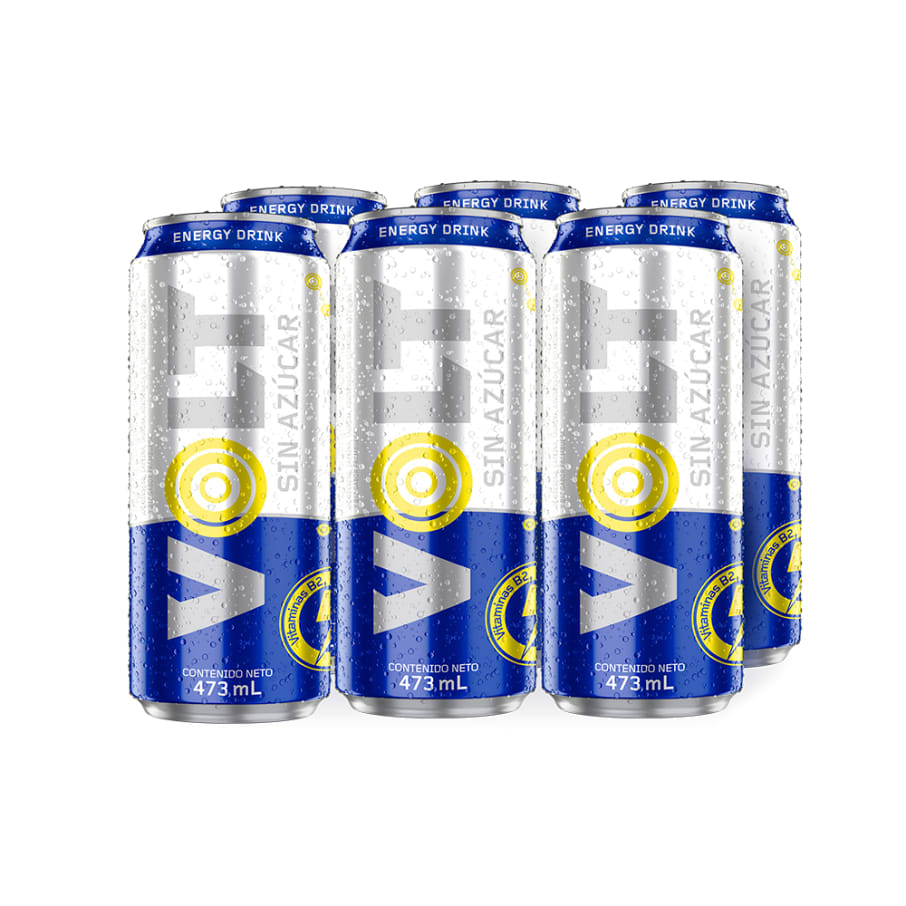 Volt Ginseng Sin Azúcar lata 473 ml