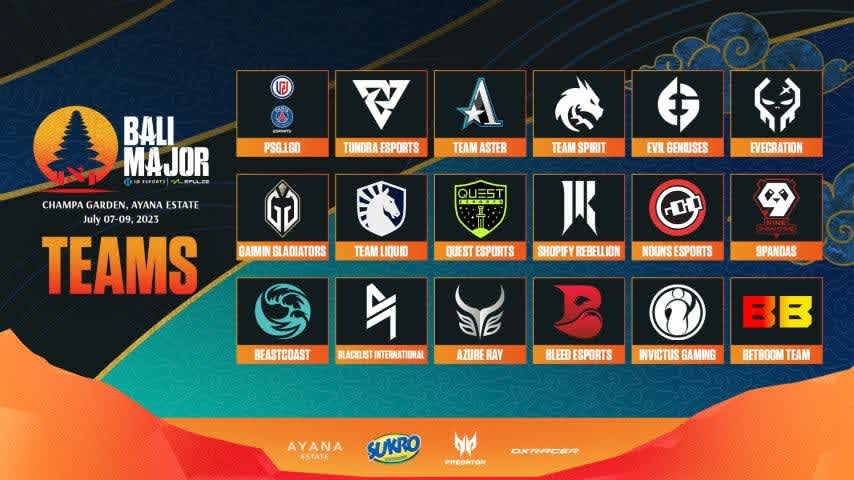 Bali Major 2023: Schedule, Format, Teams | Rivalry
