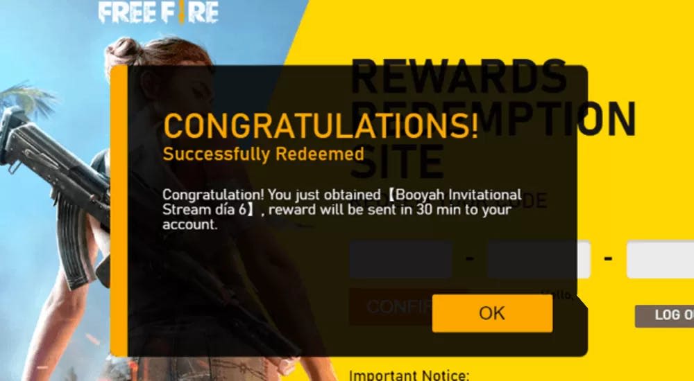 Free Fire Reward: Qué son y cómo canjear los códigos | Rivalry