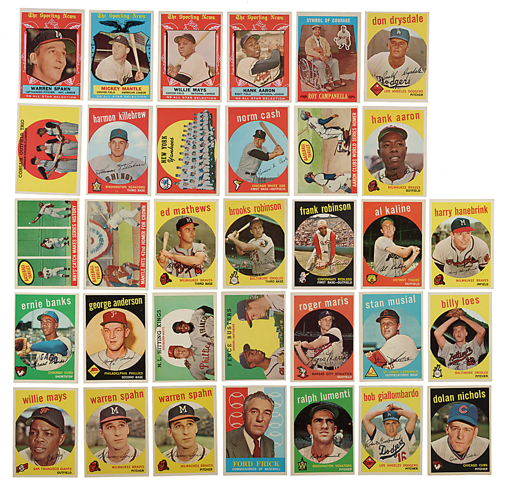 1959 Topps Complete Set (572)