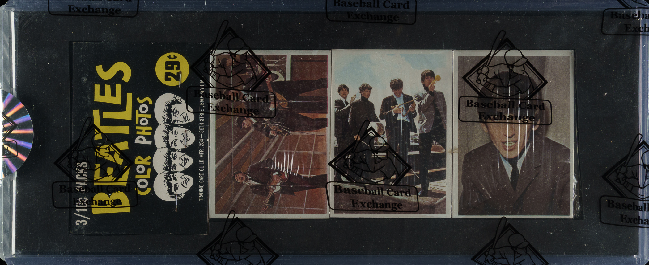 1964 Topps "Beatles - Color" Unopened Rack Pack - BBCE