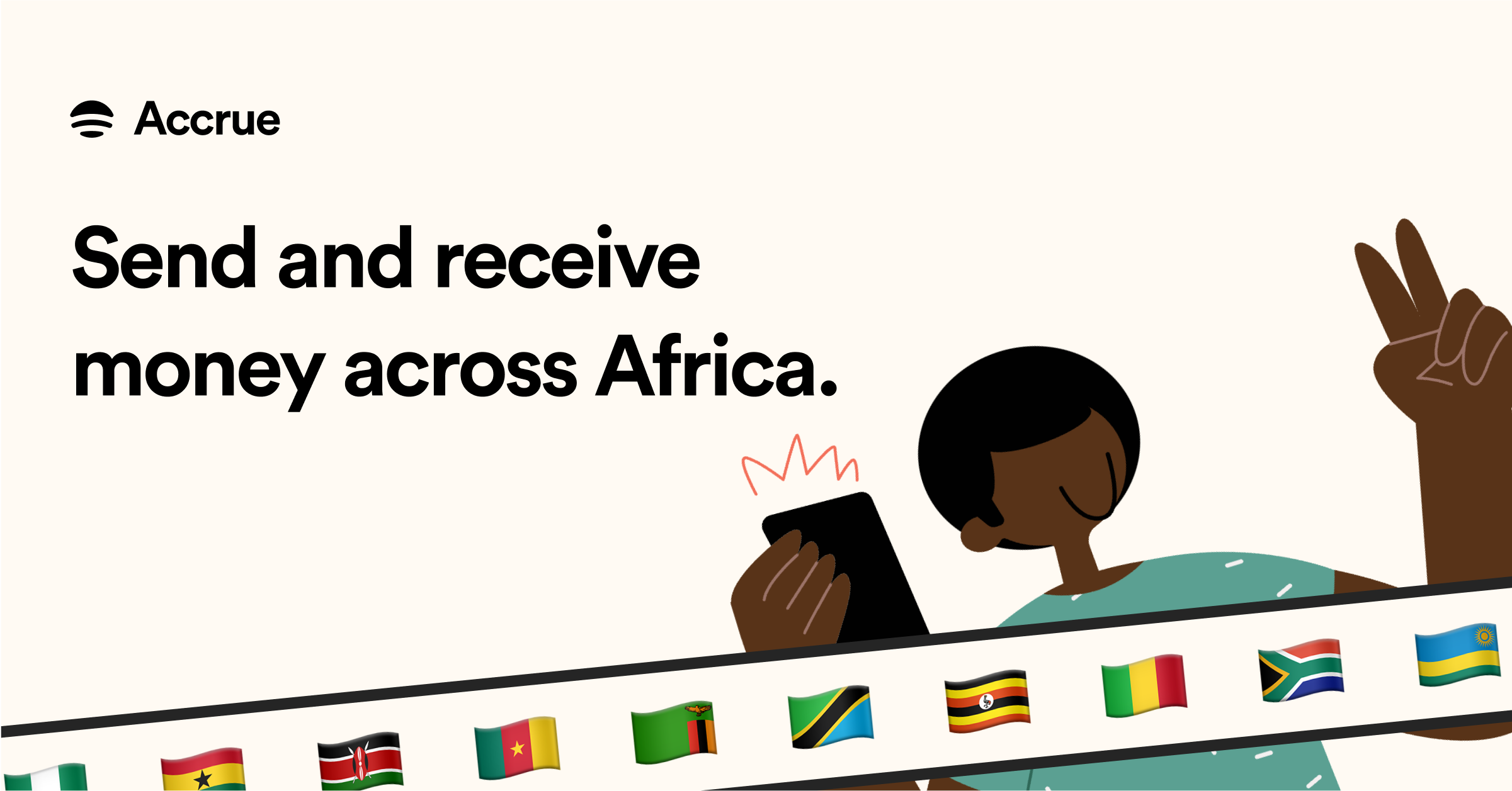 Send money to Ghana on Accrue