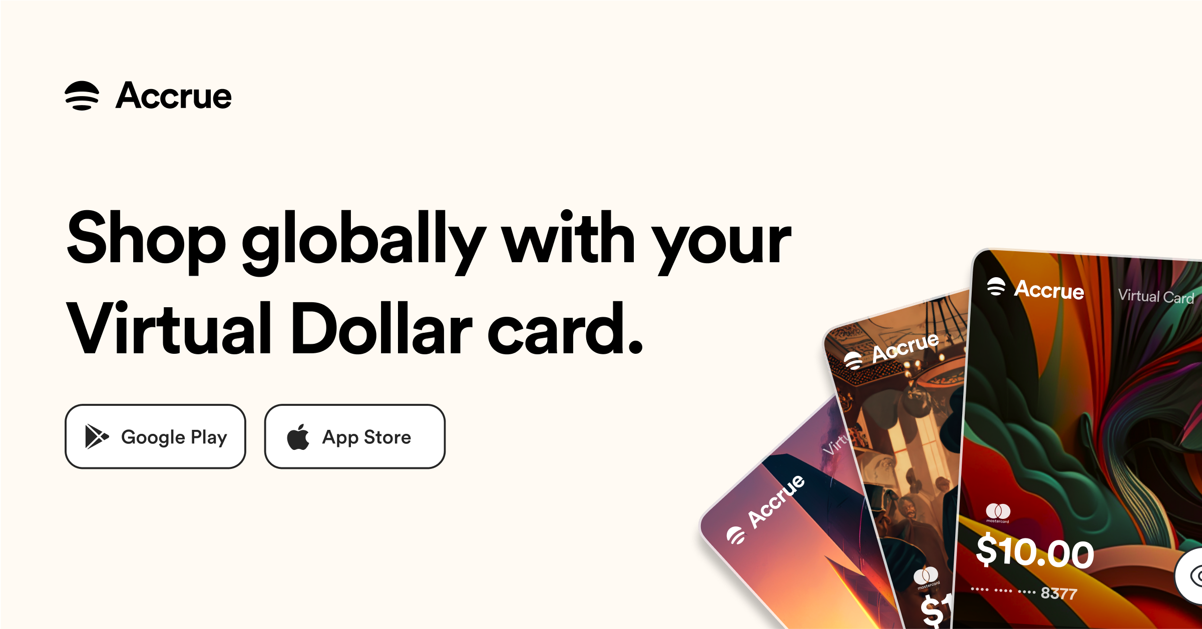 Accrue Virtual Dollar Card