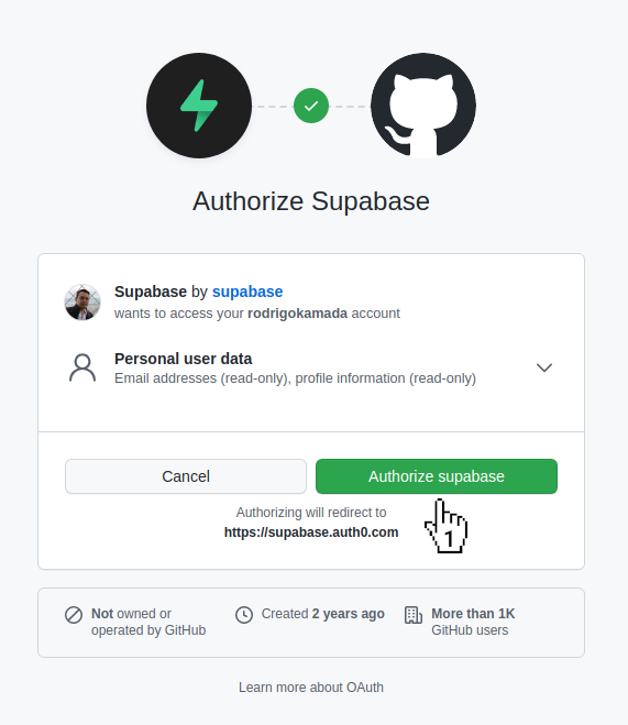 Authentication Using The Supabase To An Angular Application