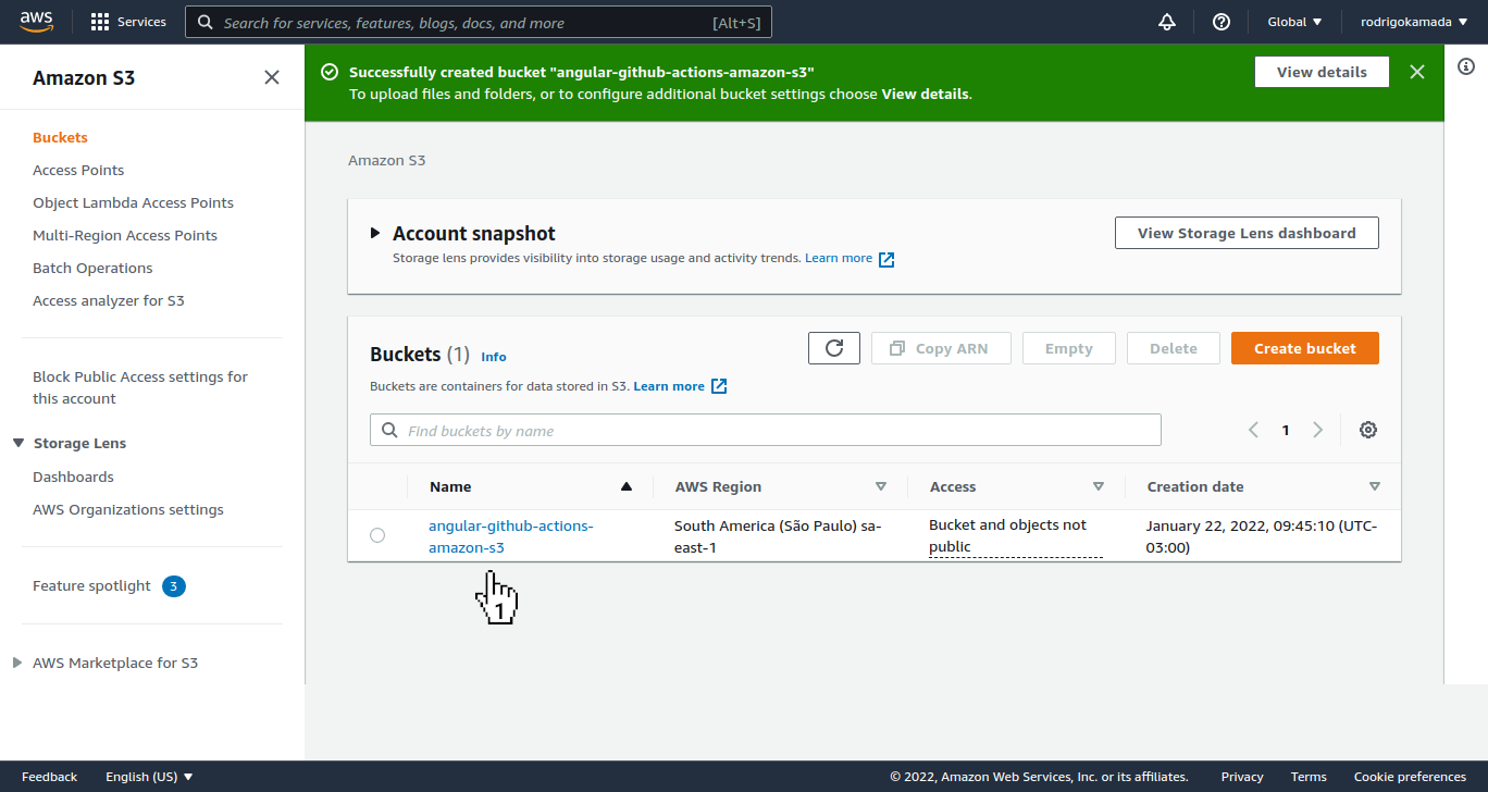 Github Aurigain Angular Github Actions Amazon S3