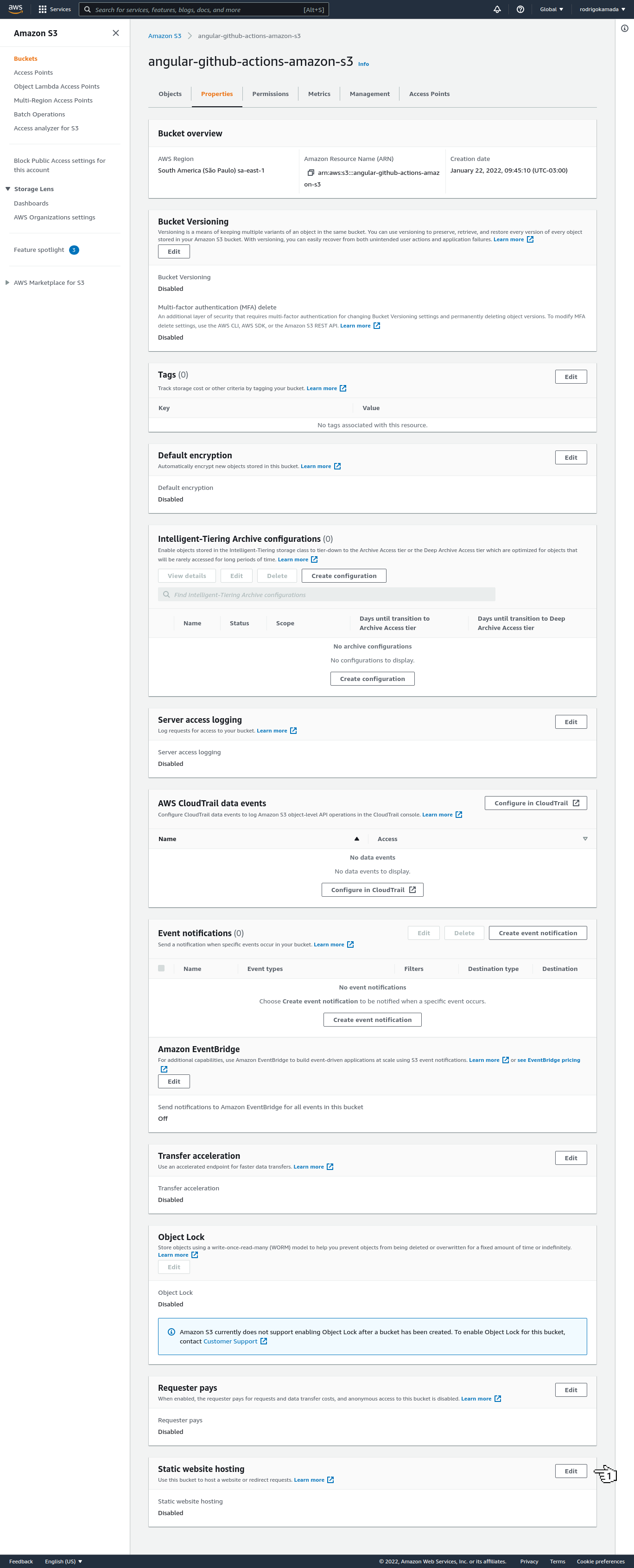 Github Aurigain Angular Github Actions Amazon S3