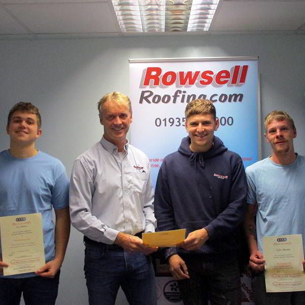 Rowsell Roofing apprentices awarded their NVQs! | RoofTrain UK