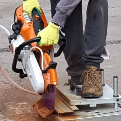Cut-off saw training | RoofTrain UK