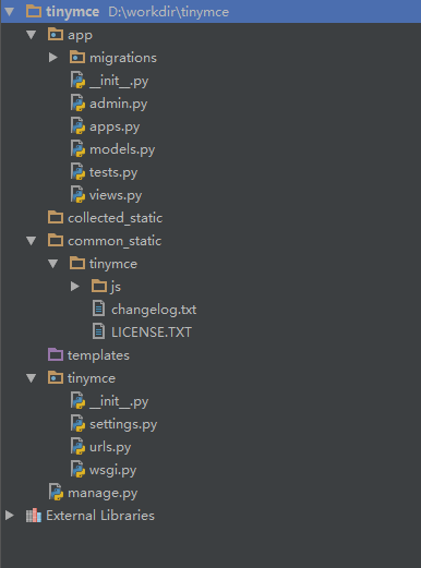 django项目admin后台整合tinymce富文本编辑并自定义添加图片本地上传和富文本中的回显_tinymce图片上传回显-CSDN博客