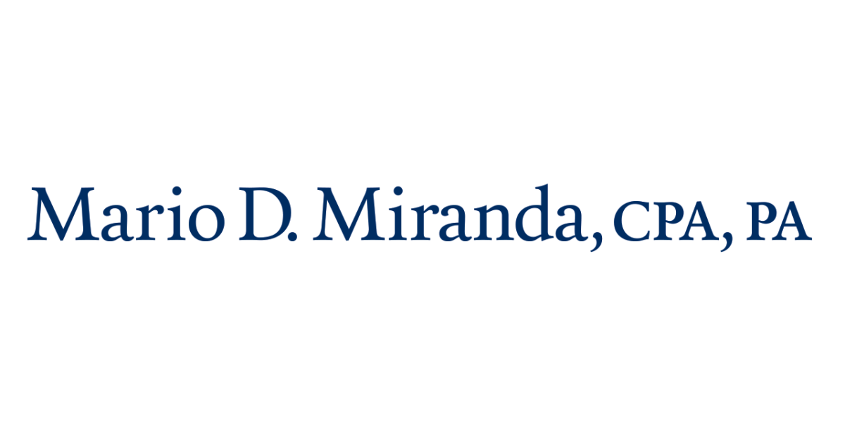 Home | Mario D. Miranda, CPA, PA