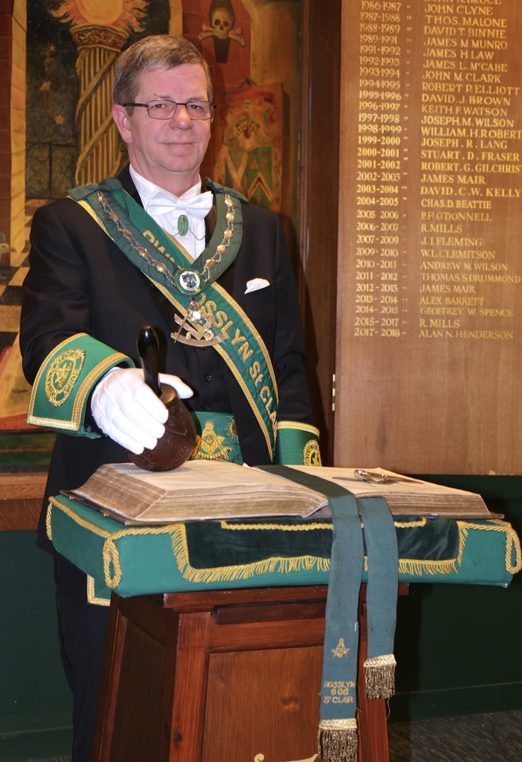 A welcome from our Master, Bruce Ballantyne - Rosslyn St Clair 606