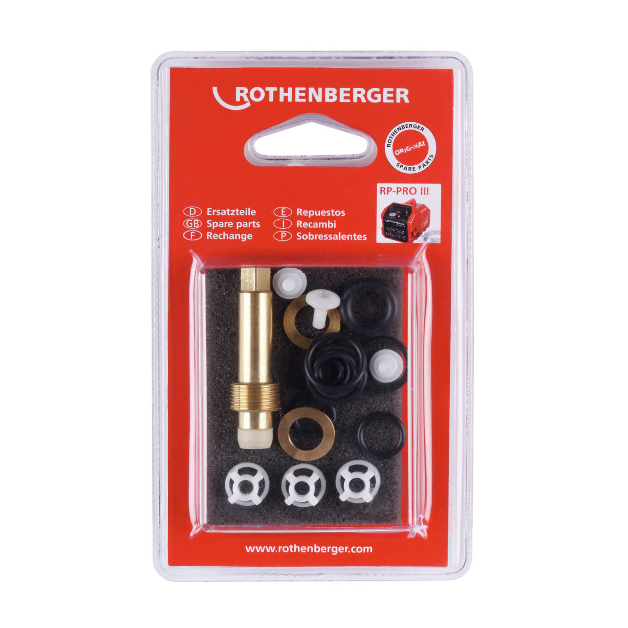 Maintenance package RP 50-S | Water pressure testing | ROTHENBERGER