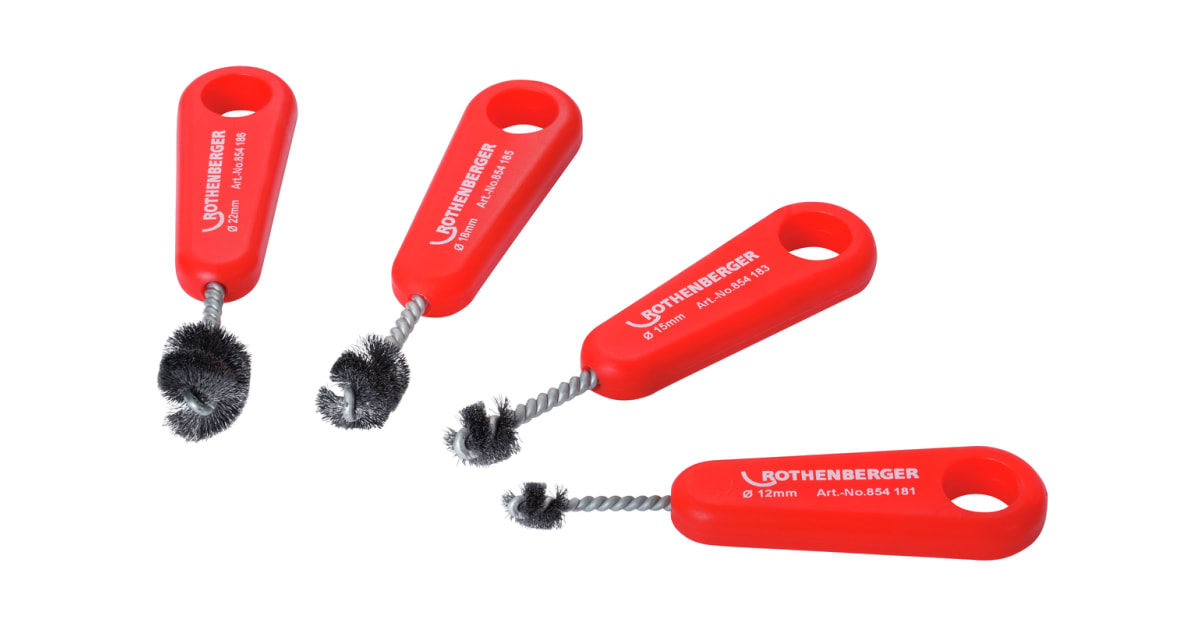 Copper pipe inner brush - Ø: 15 mm | Pipe processing | Rothenberger ...
