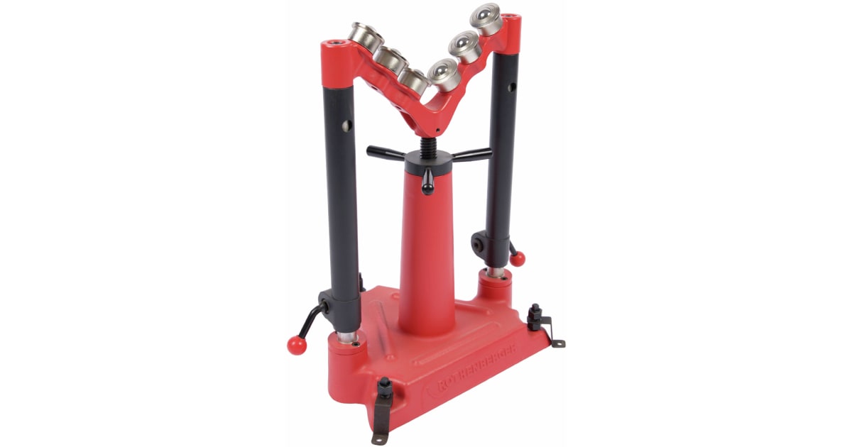 Pipe stand for RO GROOVER | Stationary roll grooving of 1-12 inches ...