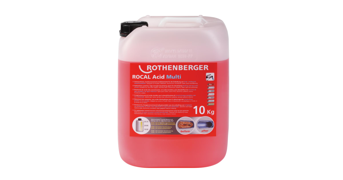 Chemia do odkamieniania ROCAL Acid Multi, 10 kg | Pompy odkamieniające ...