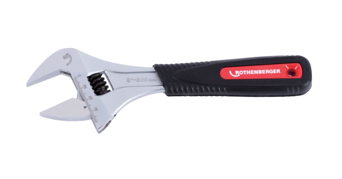 Adjustable spanner 8" | Adjustable spanner | ROTHENBERGER
