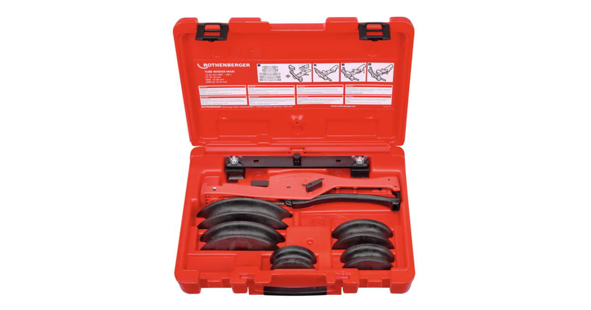 TUBE BENDER MAXI Set, 12-14-16-18-22mm | Manual bending devices ...