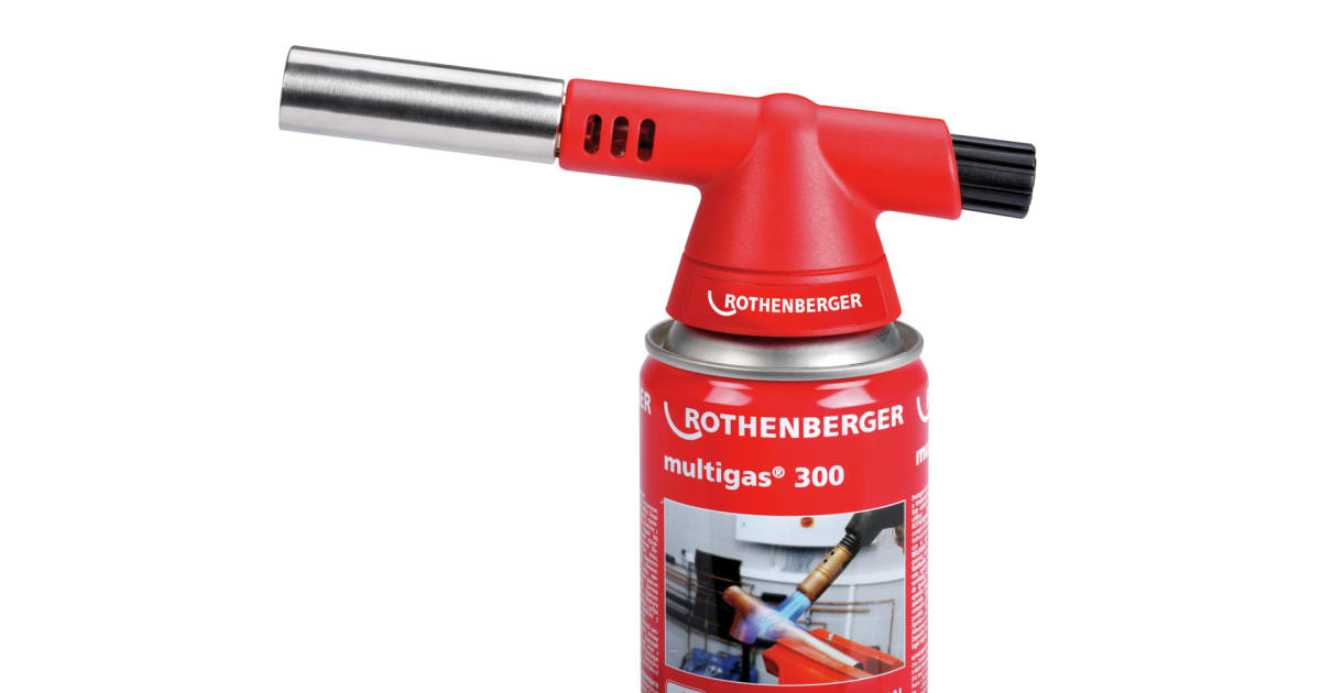 ROFIRE 4 Set con Multigas 300, 7/16 | Cartuchos de gas soldadura blanda ...