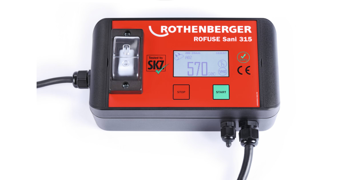 ROWELD ROFUSE SANI ROCASE 315 | Electro-fusion welding | ROTHENBERGER ...