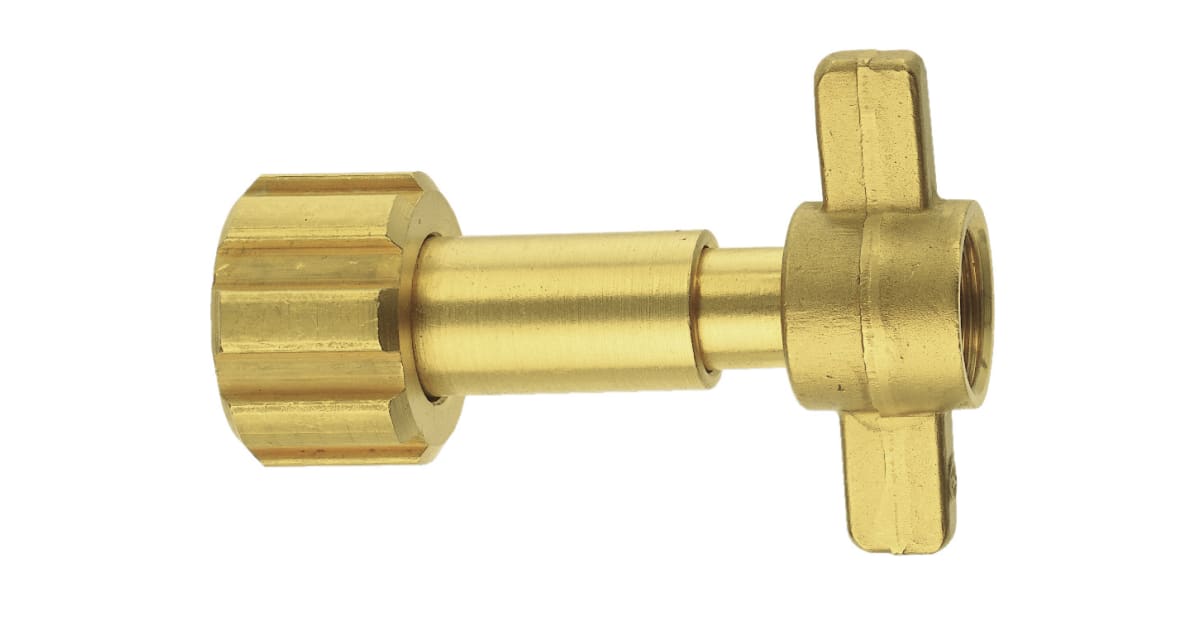 Propane Refill Nozzle, W 21.8 x 1/14" LH - G 3/8" LH | Propane ...