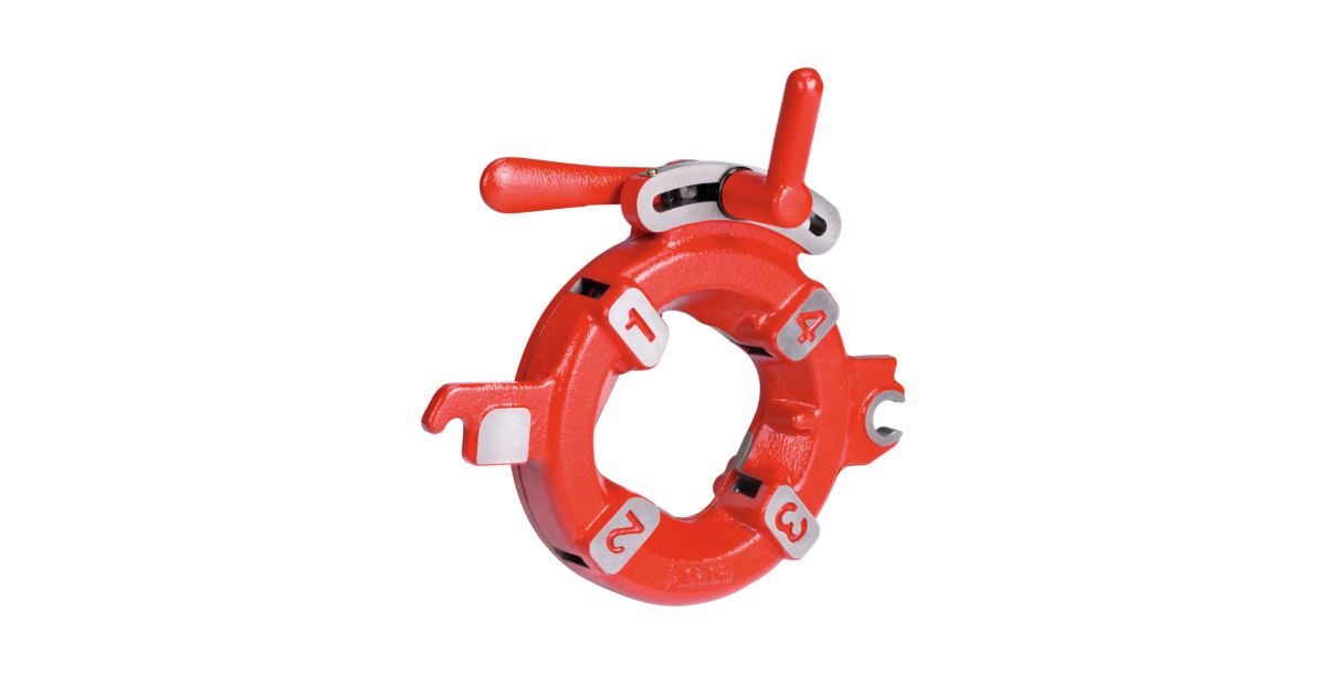Stationary thread edishing head, standard, NPT, 1/4-3/8" | Threading ...