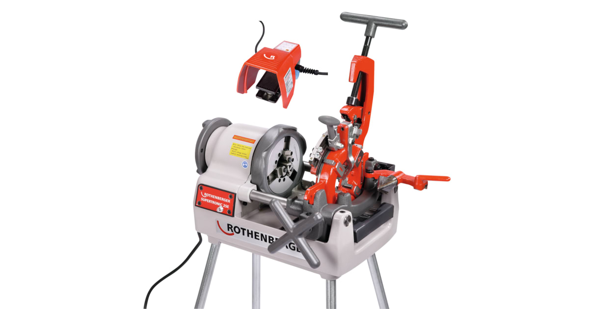 SUPERTRONIC 2SE, Auto,BSPT R 1/2-2",230V | Stationäres Gewindeschneiden ...