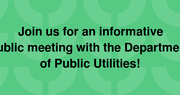 📢 Join us for an informative public meeting with the Department of ...