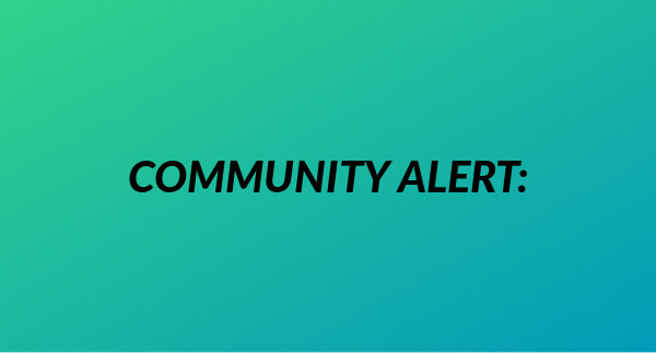 COMMUNITY ALERT: — Nextdoor