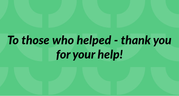 To those who helped - thank you for your help! — Nextdoor