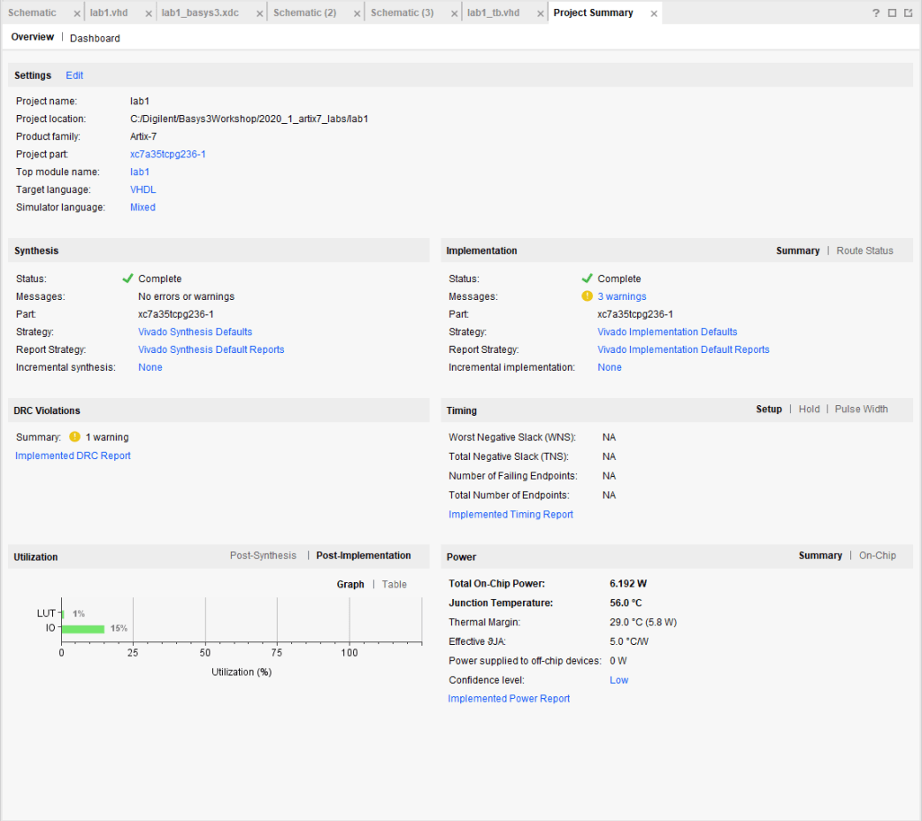 Implement a simple digital circuit through FPGA trainer board and in ...