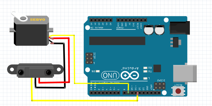 Arduino + Ultrasonic sensors for Automatic Tap Control