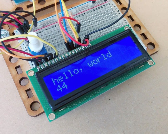 An MQTT-powered display using an Arduino Ethernet and LCD