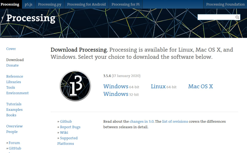 Processing數位互動介面開發軟體應用 – 快速了解Processing IDE