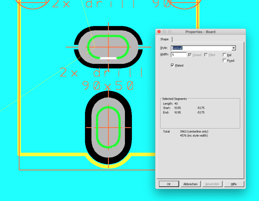 How To Create Slotted Holes In Pads Designspark Support Instructional