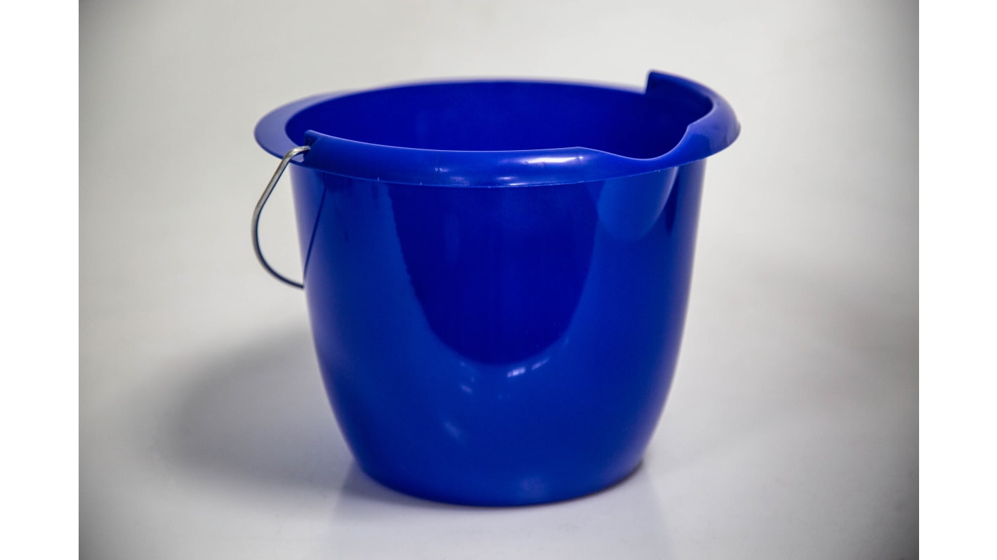 10L Plastic Blue Bucket With Handle | RS