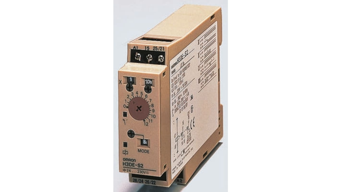 H3DE-H AC100-120 L | Omron DIN Rail Single Function Time Delay Relay ...