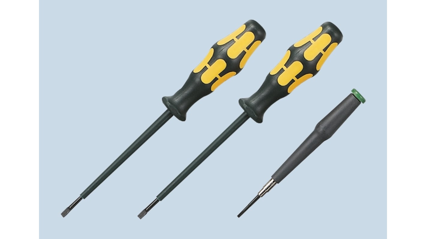 1205037 | Phoenix Contact Slotted VDE Screwdriver 2.5 x 0.4 mm Tip, VDE ...