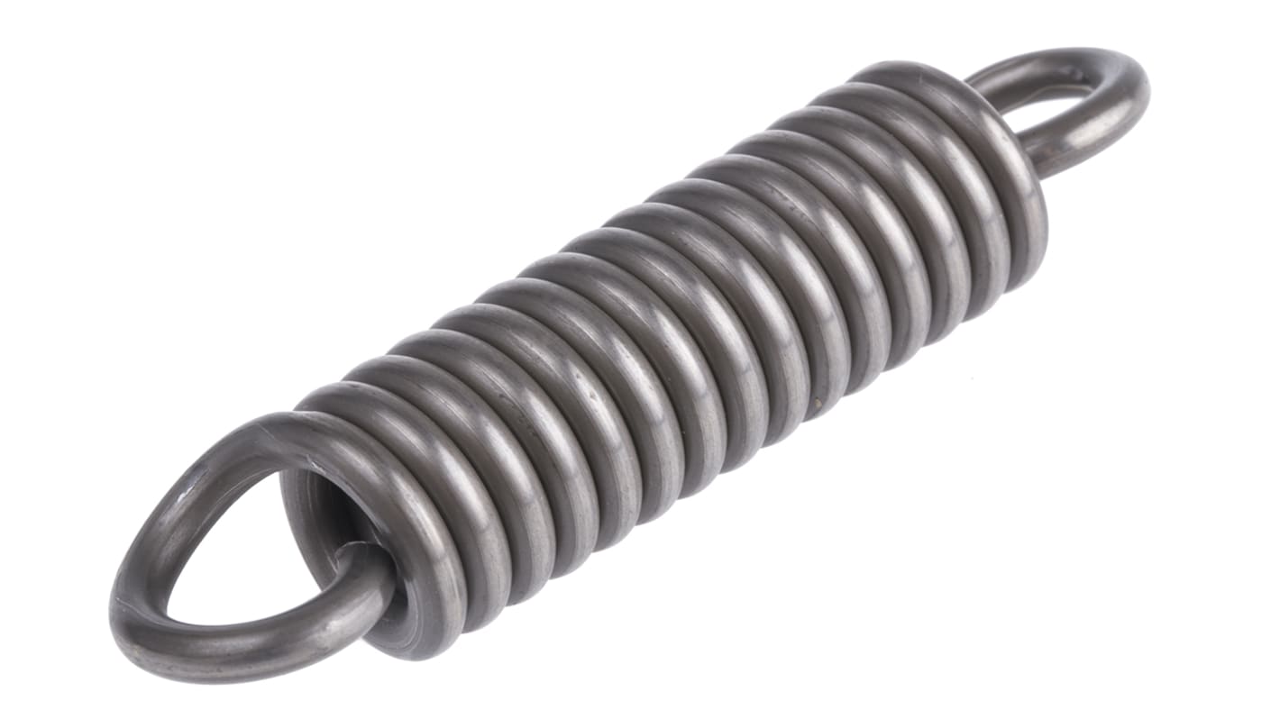 RS PRO Steel Extension Spring, 78.5mm x 18mm | RS