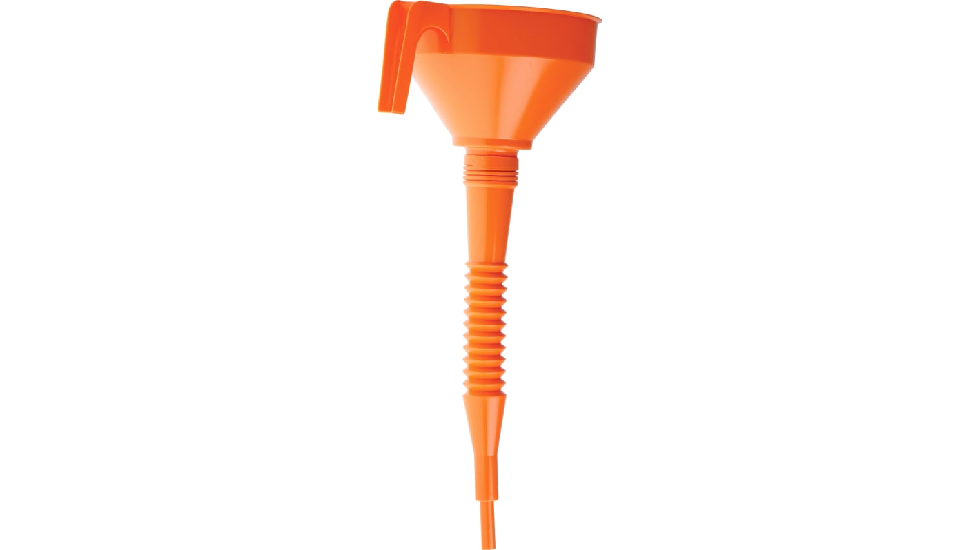 RS PRO 1.2L Plastic Heavy Duty Funnel, With 160mm Funnel Diameter, 45mm ...