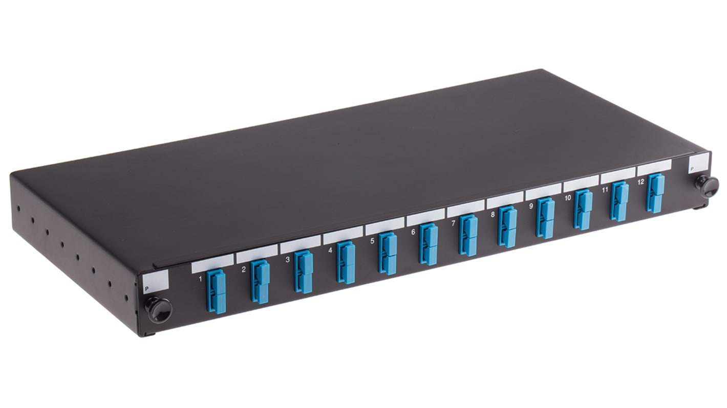 Patch panel per fibra ottica, RS PRO, Single Mode, Duplex, 1U | RS