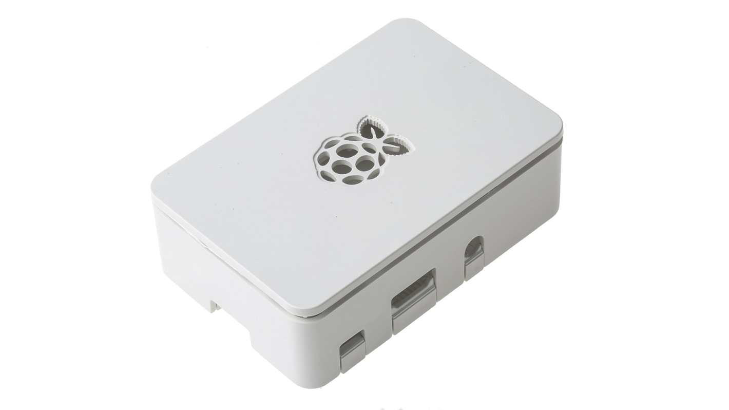 ASM-1900036-12_Bulk | Boîtier Raspberry Pi 2B, 3B, 3B+, B+, DesignSpark en ABS Blanc | RS
