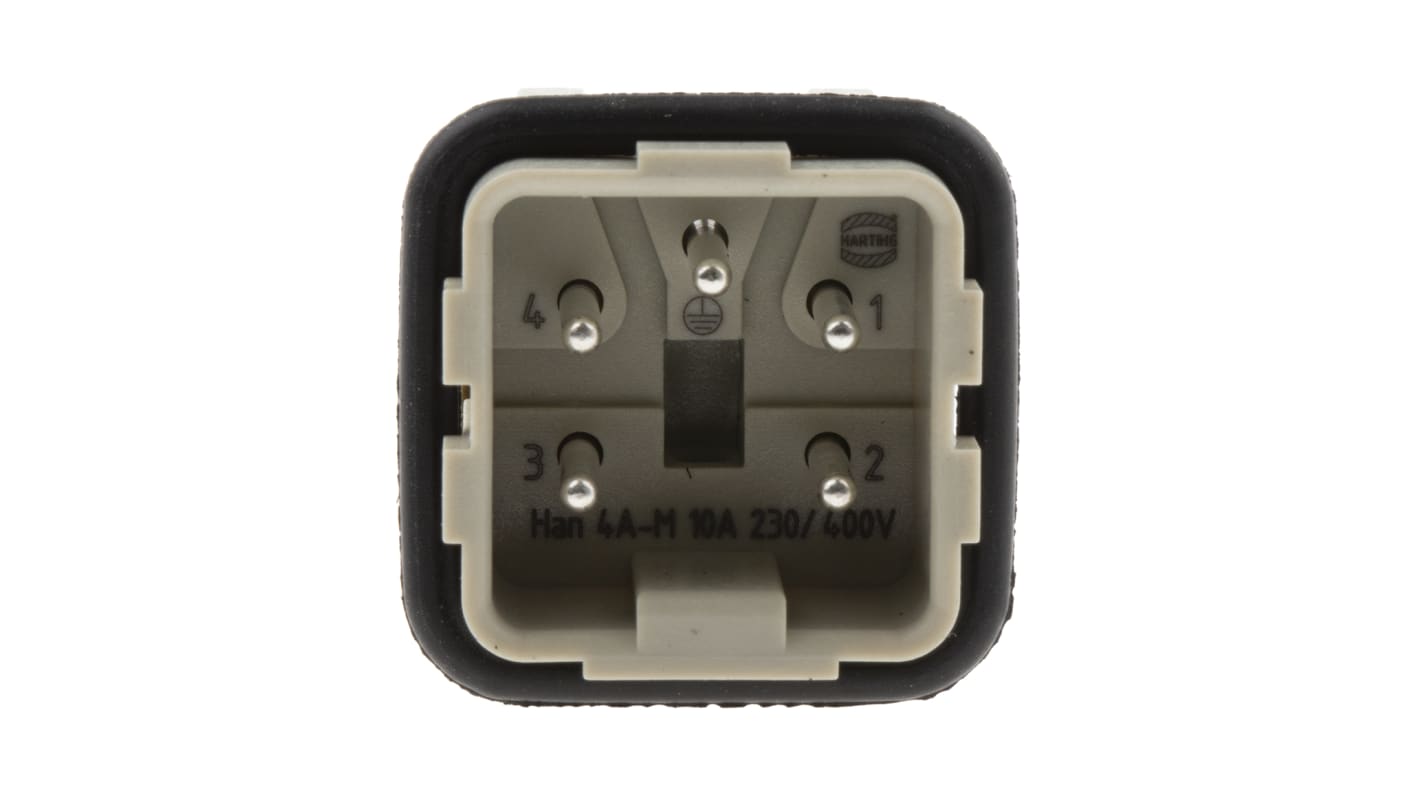 09200042611 | HARTING Heavy Duty Power Connector Insert, 10A, Male, Han ...