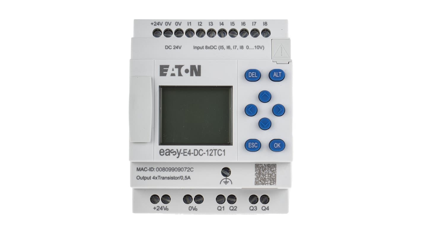 197213 EASY-E4-DC-12TC1 | Eaton ロジックモジュールユニット, シリーズ名：簡単 | RS