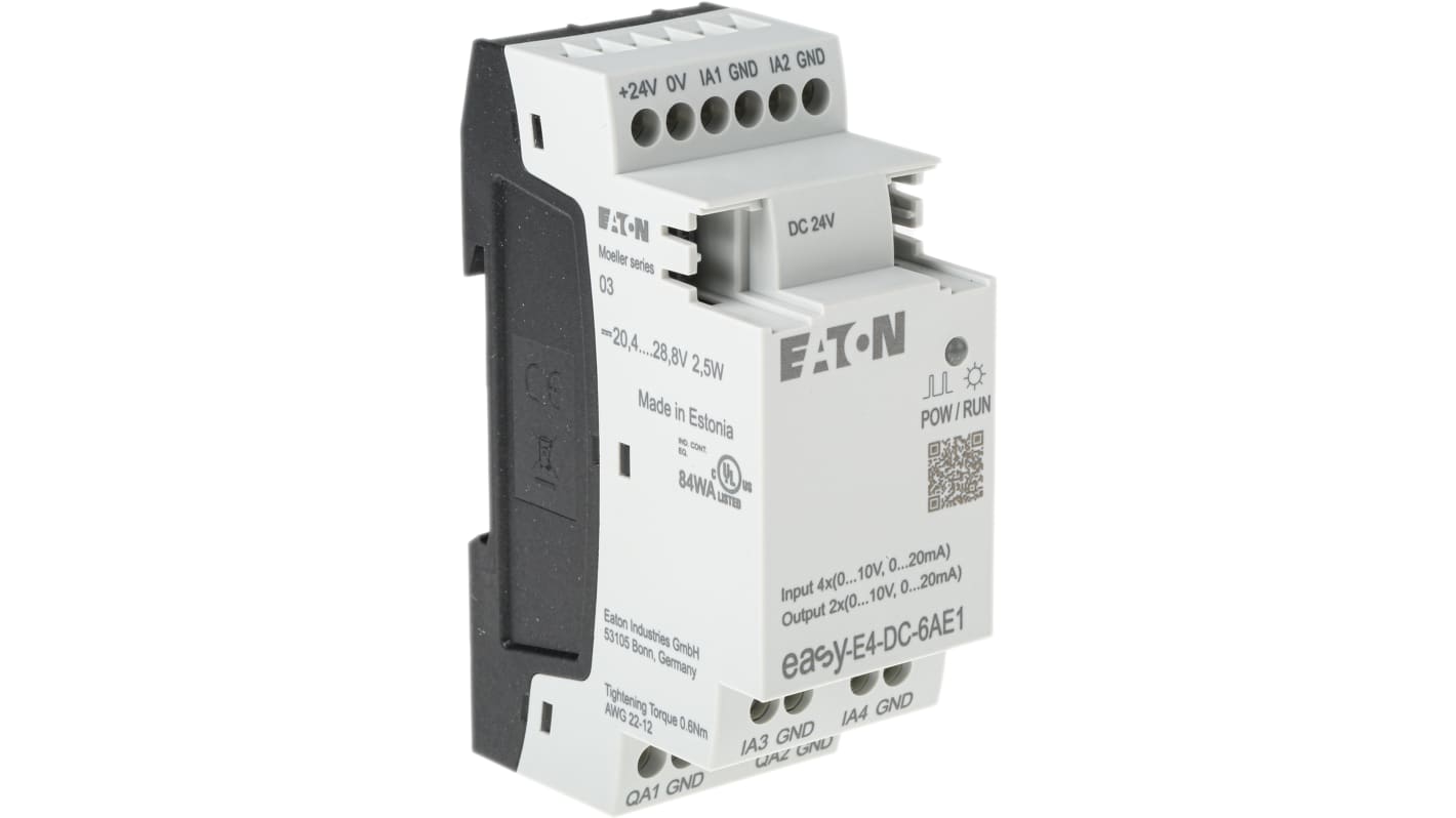 197223 EASY-E4-DC-6AE1 | Eaton, easy, Logic Module - 4 Inputs, 2 ...