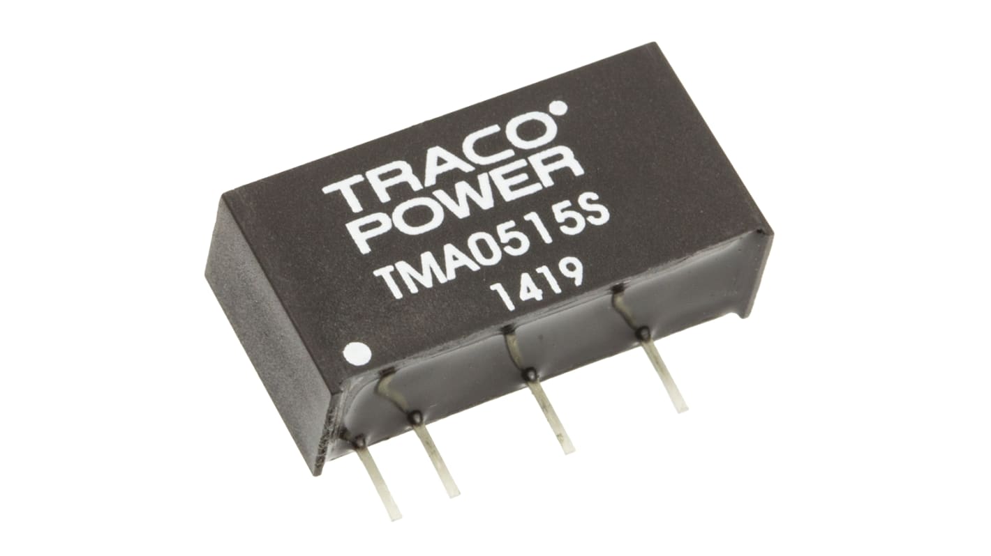 TRACOPOWER DC-DCコンバータ Vout：15V dc 4.5 → 5.5 V dc, 1W, TMA 0515S | RS