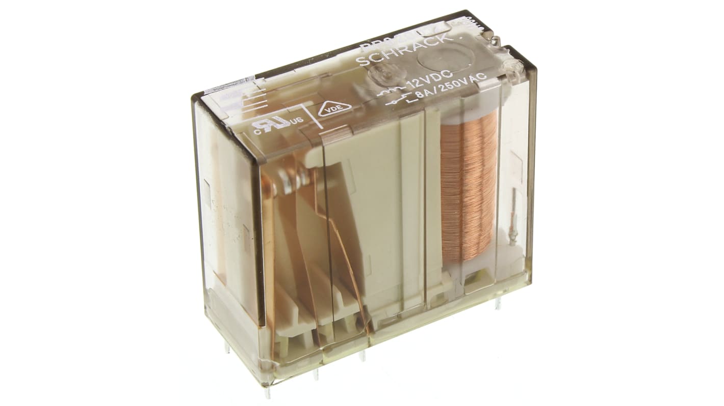 RP820012 | RELAY RPII 12V/8A 2RT | RS