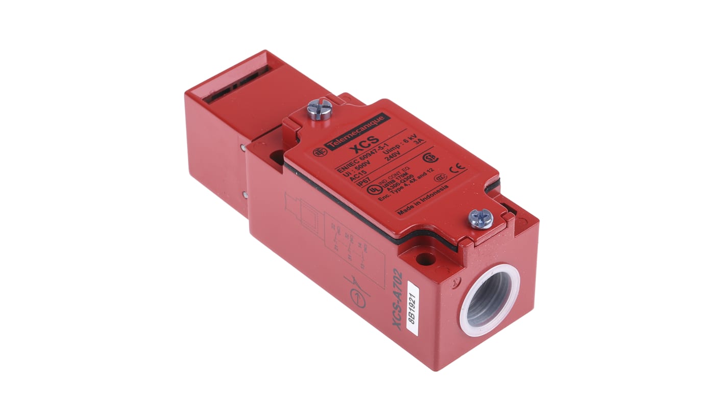 XCSA702 | Commutateur de verrouillage de sécurité Telemecanique Sensors ...
