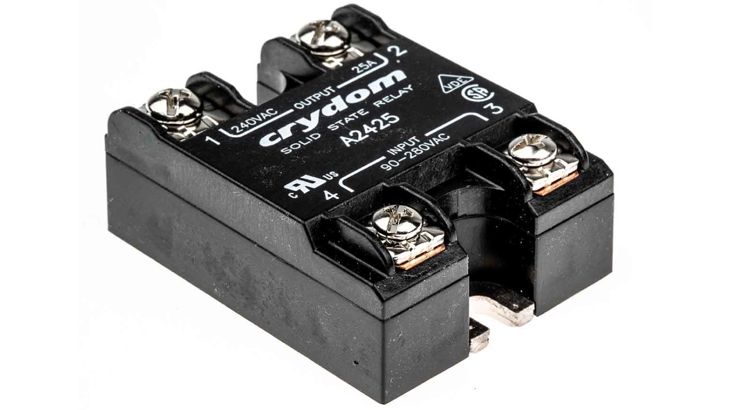 A2425 | Sensata / Crydom Surface Mount Solid State Relay, 25 A rms Max ...
